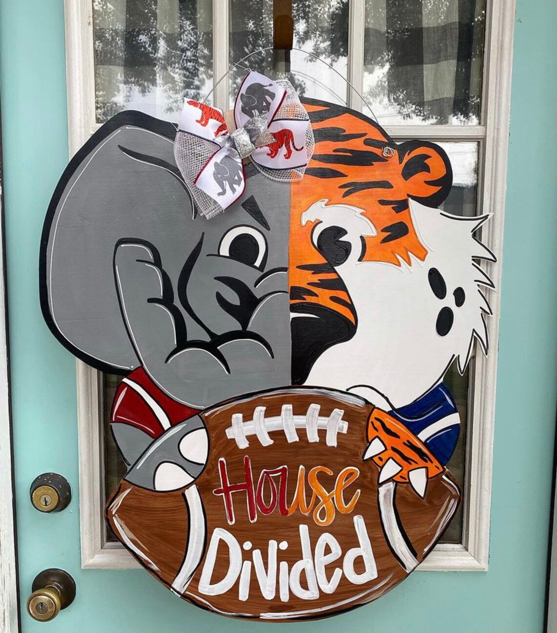 House Divided Door Hanger Template - Etsy
