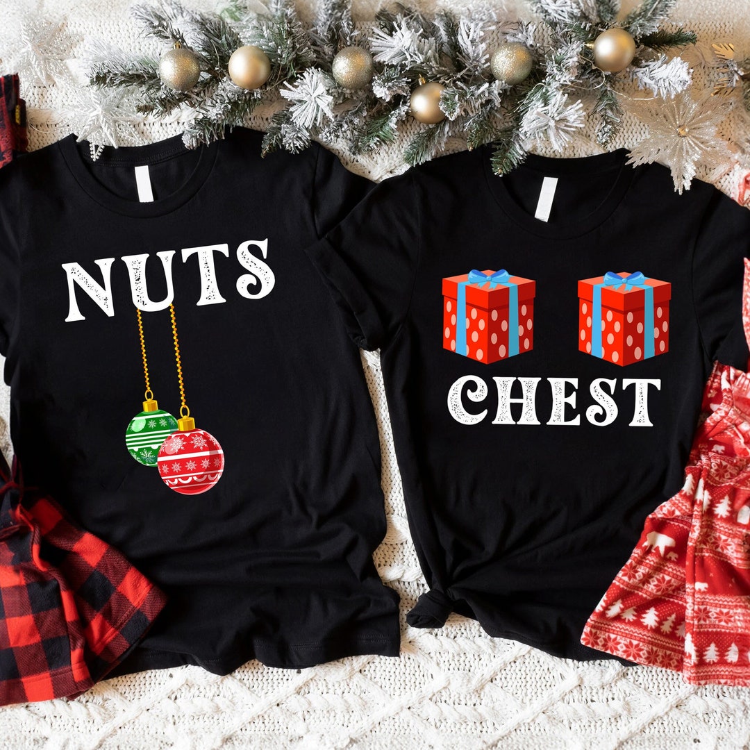 Chest and Nuts Couple Shirt, Chest Nuts Couples Matching Shirt ...