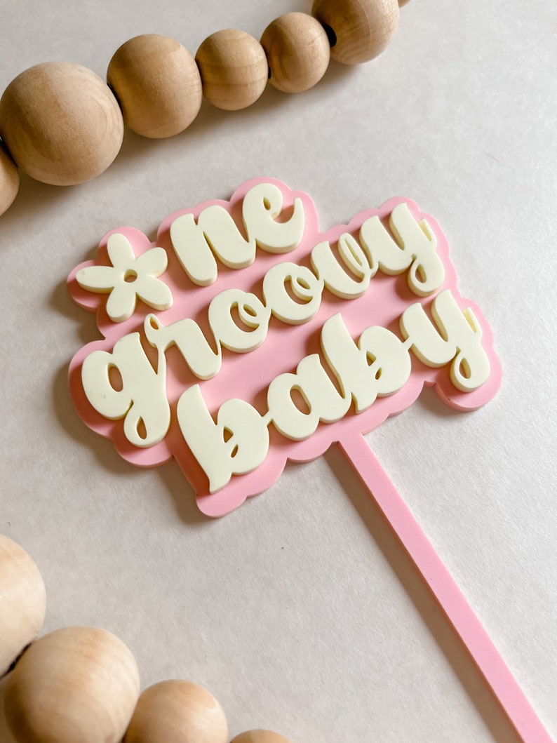 One Groovy Baby Cake Topper One Groovy Babe Cake Topper | Etsy