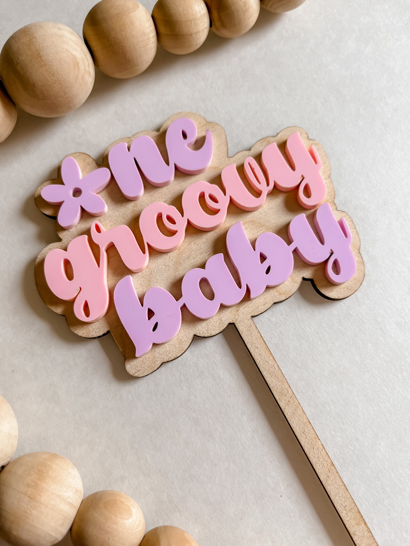 One Groovy Baby Cake Topper One Groovy Babe Cake Topper | Etsy