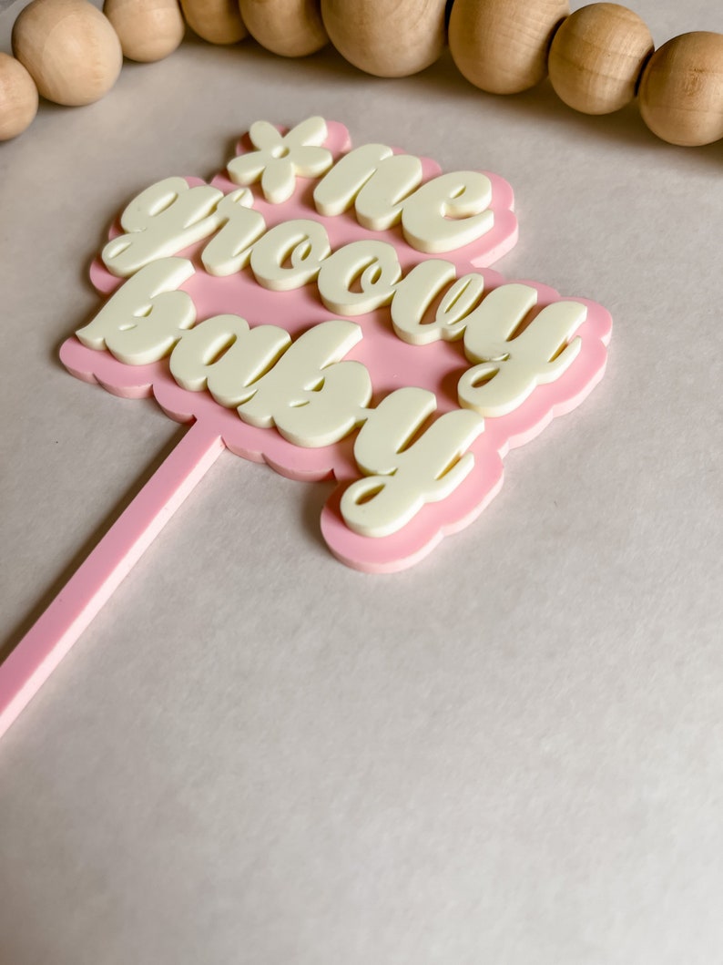One Groovy Baby Cake Topper One Groovy Babe Cake Topper | Etsy