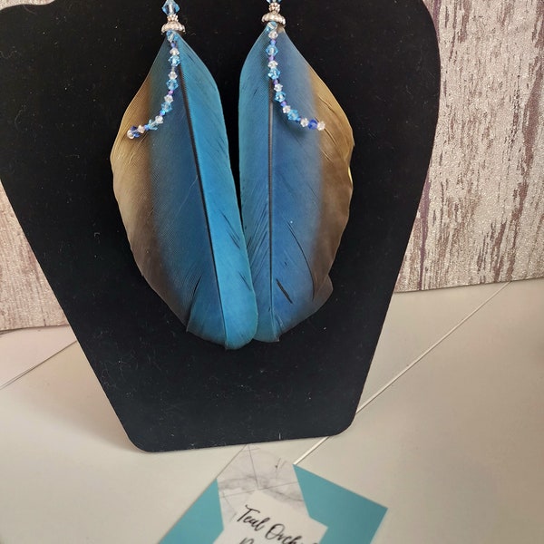 Feather Earrings - Etsy