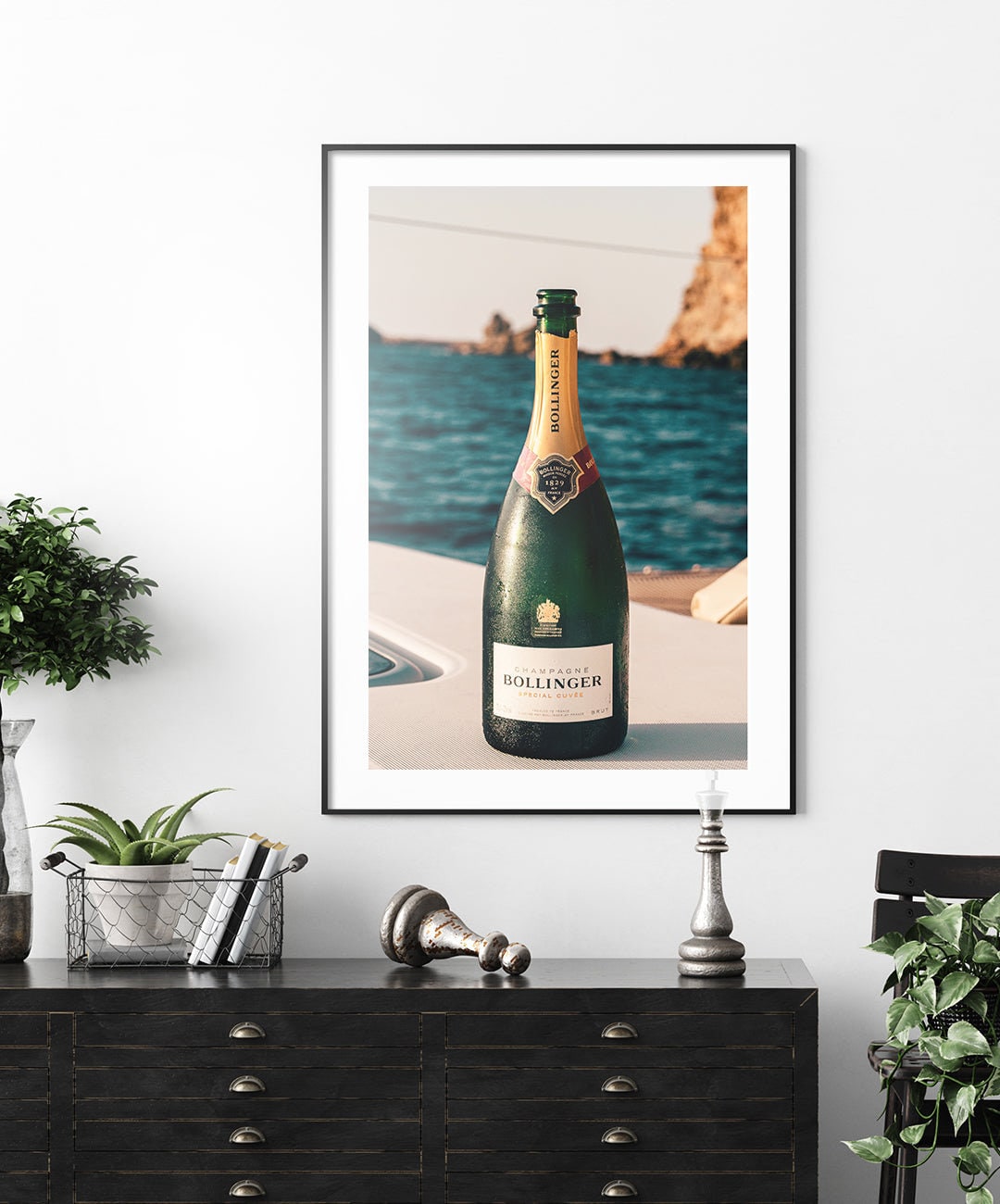 Champagne Bollinger Poster, Liquor Wall Art, Champagne Wall Decor - Etsy