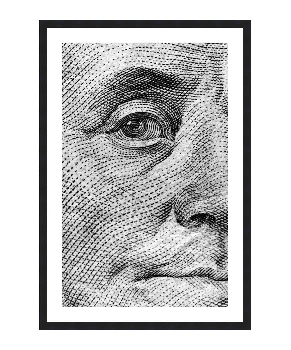 Cash Money Bill Poster, Money Dollar Wall Art, Motivational Office Art ...