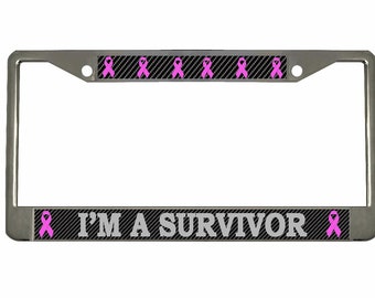 Breast Cancer License Plate | Etsy