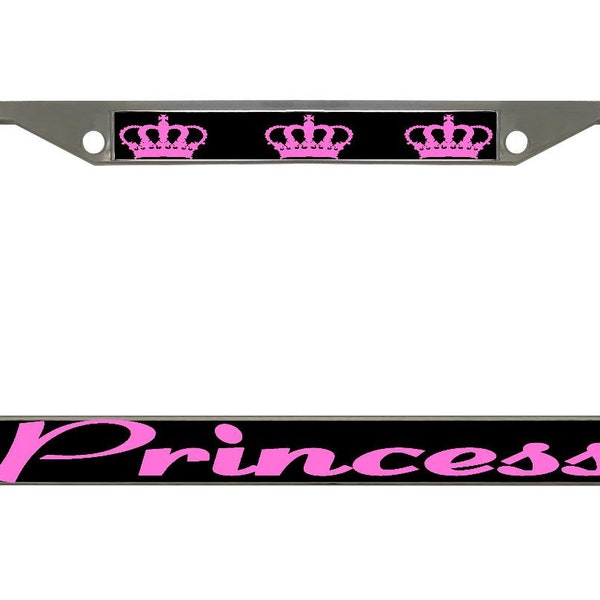 Princess License Plate Frame - Etsy
