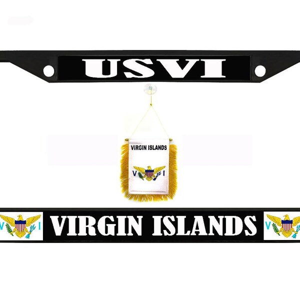 Virgin Islands License Plate Frame - Etsy