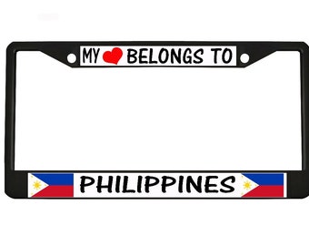 Philippines License Plate Frame - Etsy
