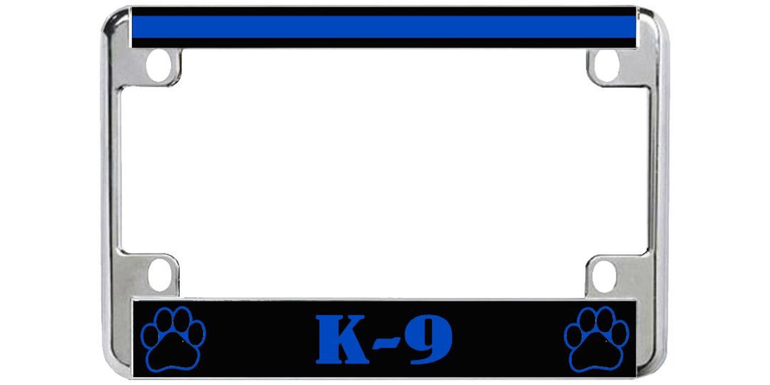 Thin Blue Line K-9 Unit Paw Prints Police Design Heavy Duty - Etsy