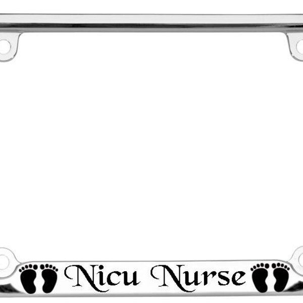 Nurse License Plate Frame - Etsy