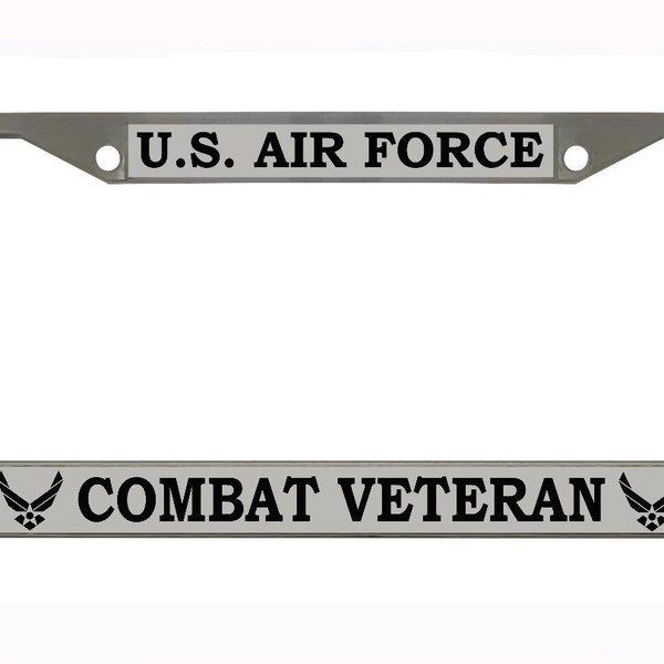Combat Veteran License Plate Frame - Etsy