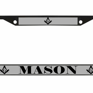 Masonic Mason Logo Design Heavy Duty Metal Car License Plate - Etsy
