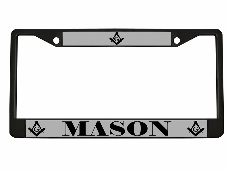 Masonic Mason Logo Design Heavy Duty Metal Car License Plate - Etsy
