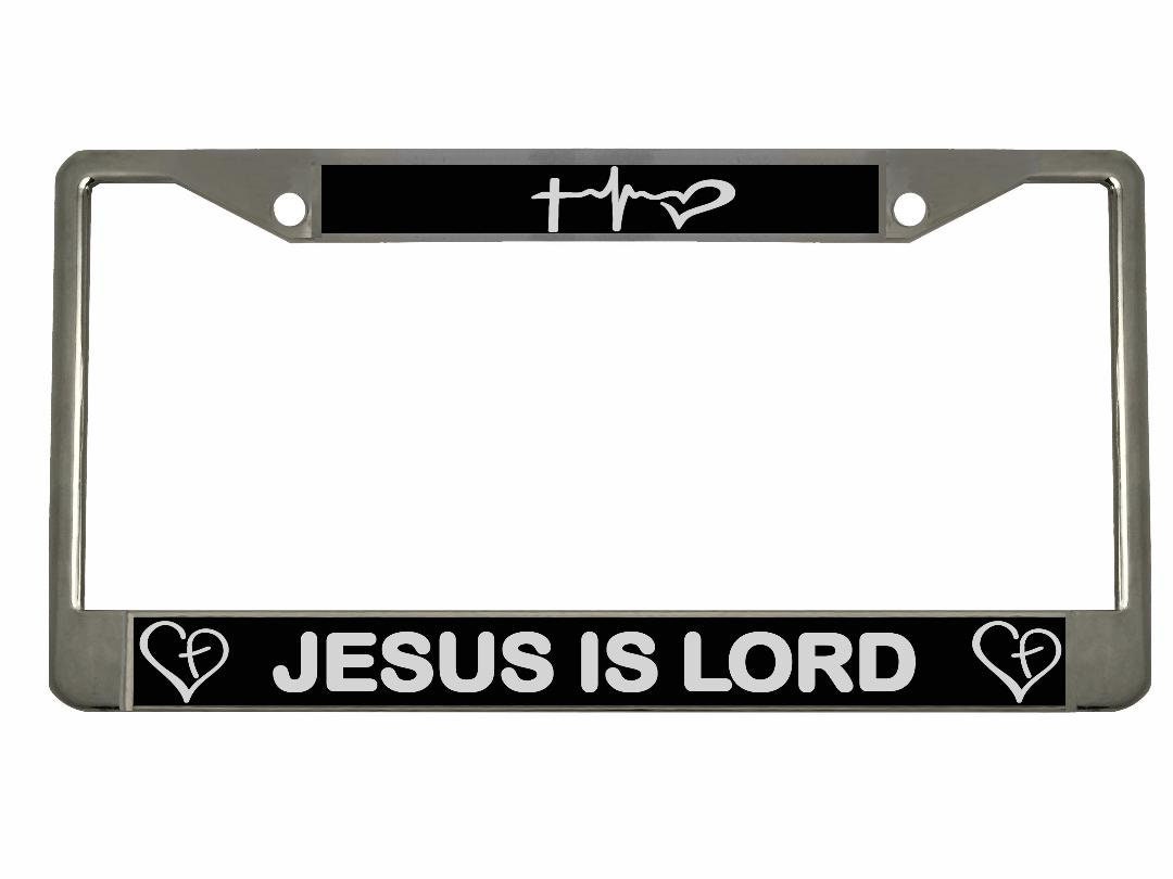 Jesus is Lord Christ Religious License Plate Frame Tag Holder - Etsy