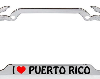 Puerto Rico Plate Frame | Etsy
