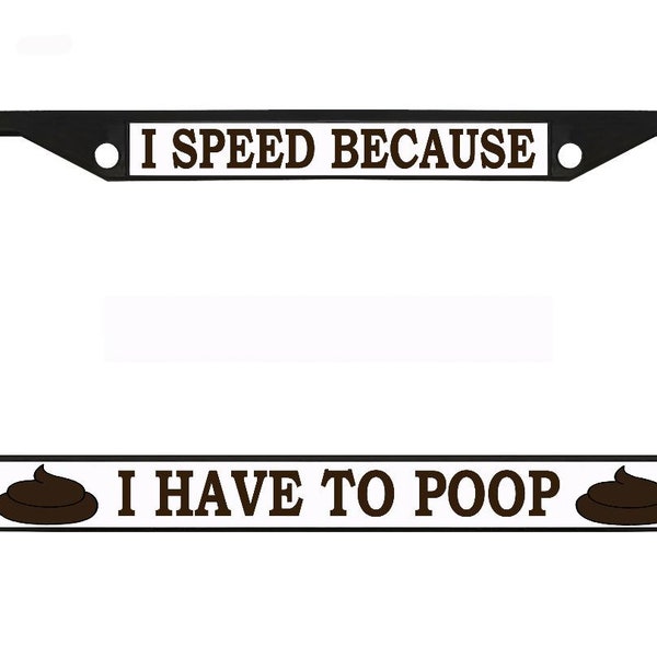 Speed License Plate Cover - Etsy