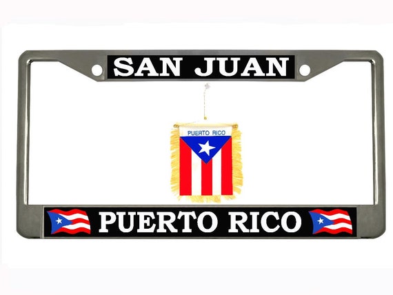 San Juan Puerto Rico Design Heavy Duty Metal Car License Plate | Etsy