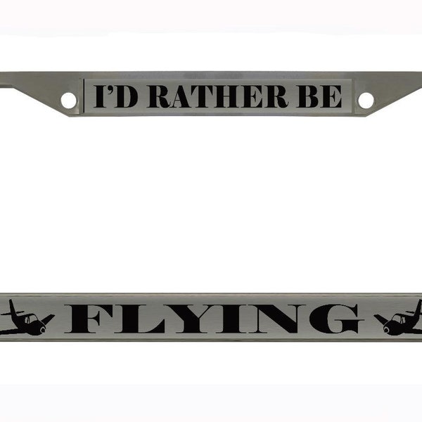 Pilot License Plate Frame - Etsy