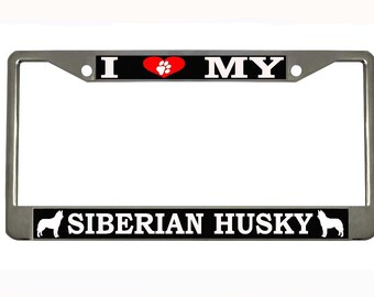 Husky License Plate - Etsy