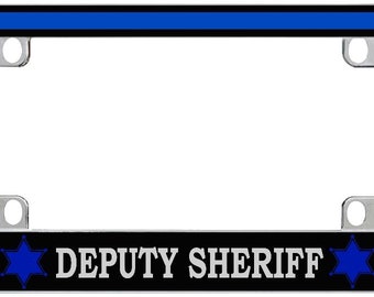 Sheriff License Plate - Etsy