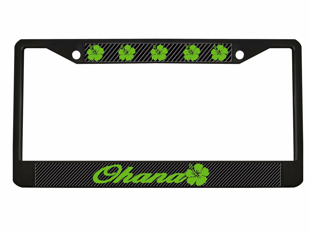 Ohana Design Heavy Duty Metal Car License Plate Frame Auto Tag Holder ...