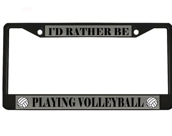 License Plate Frame Volleyball - Etsy