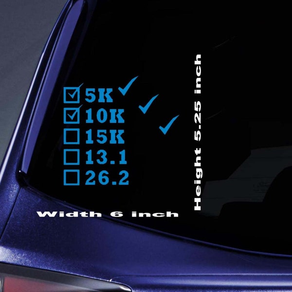5k Decal - Etsy