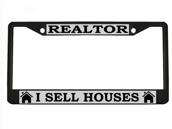 Realtor I Sell House Design Heavy Duty Metal Car License Plate - Etsy