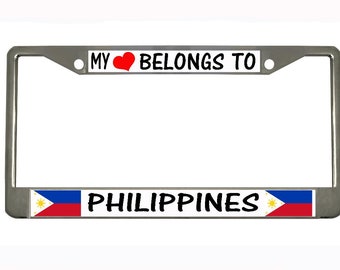 Philippines License Plate Frame - Etsy
