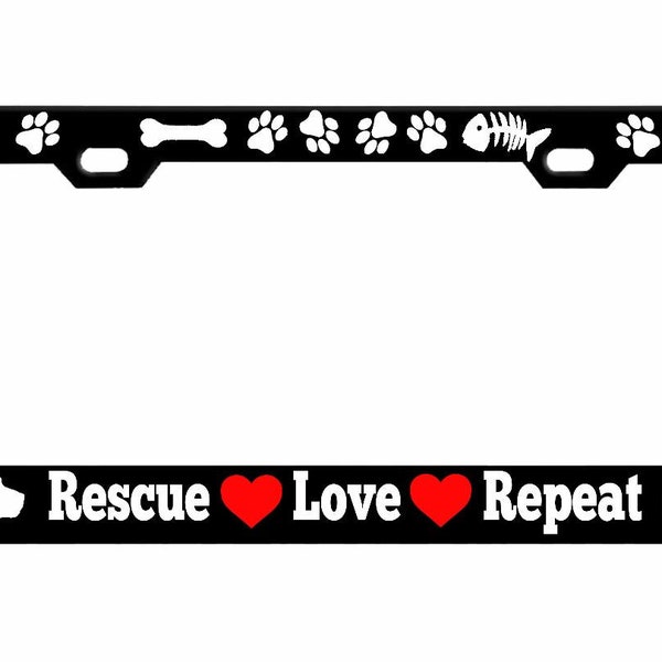 Rescue Animal License Plate - Etsy