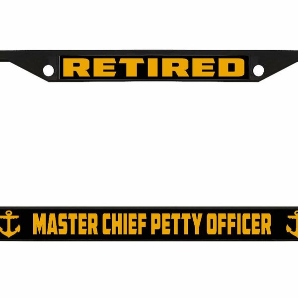 Us Navy Retired License Plate - Etsy