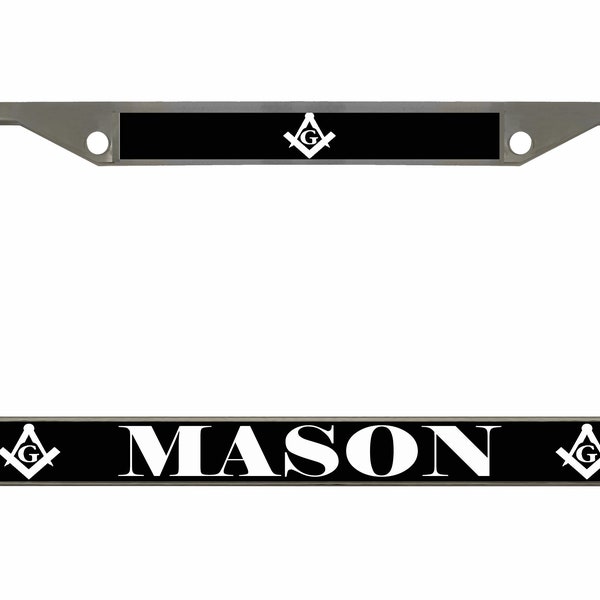 Masonic License Plate Frame - Etsy