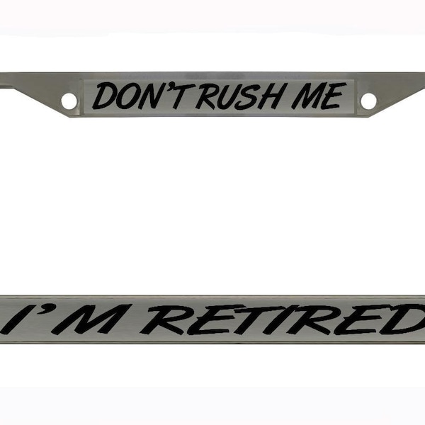 Rush License Plate Frame - Etsy