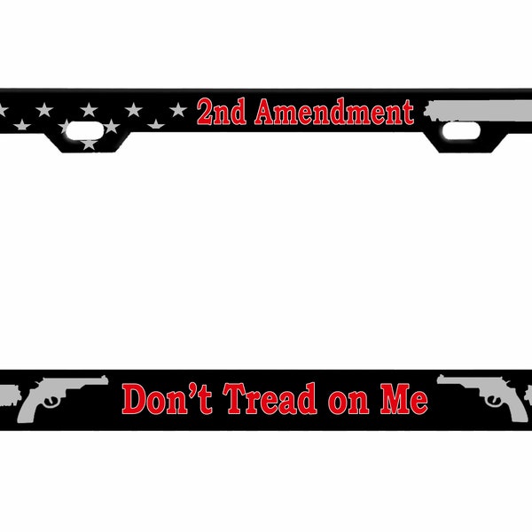 2nd Amendment License Plate Frame - Etsy