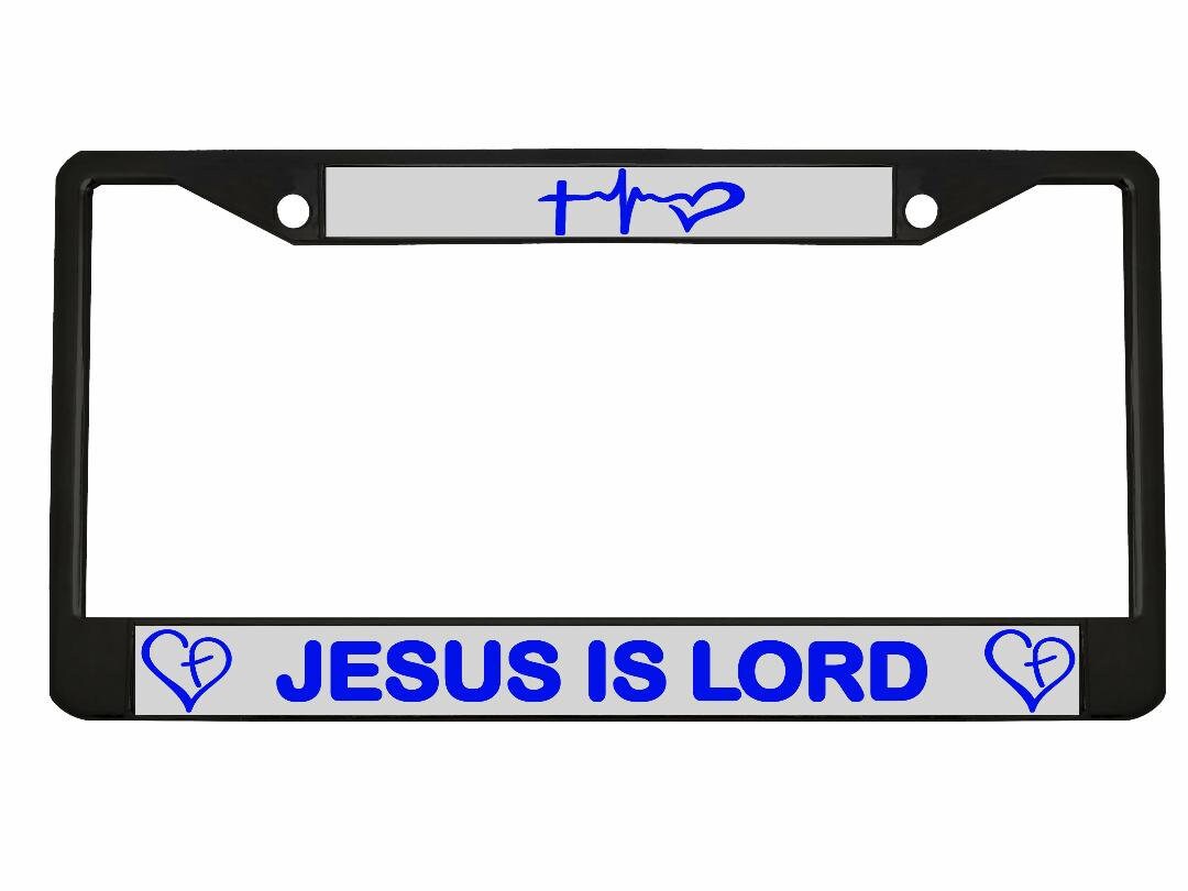 Jesus is Lord Christ Religious License Plate Frame Tag Holder - Etsy