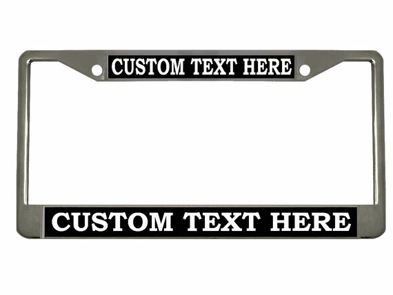 Faith Design Heavy Duty Metal Car License Plate Frame Auto Tag Holder Etsy