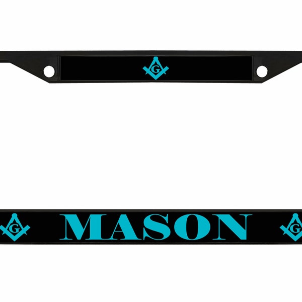 Masonic License Plate Holder - Etsy