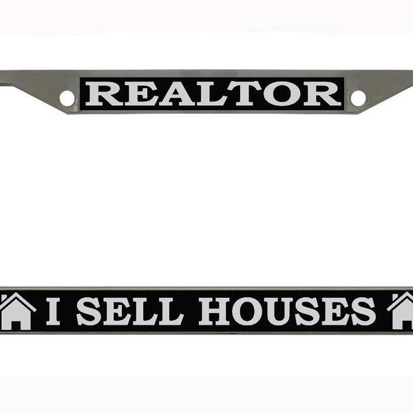 Realtor License Plate Frame - Etsy