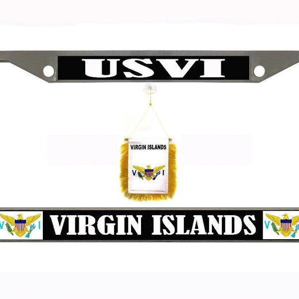 Virgin Islands License Plate Frame - Etsy