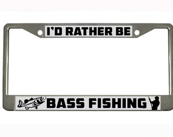 Bass License Plate - Etsy