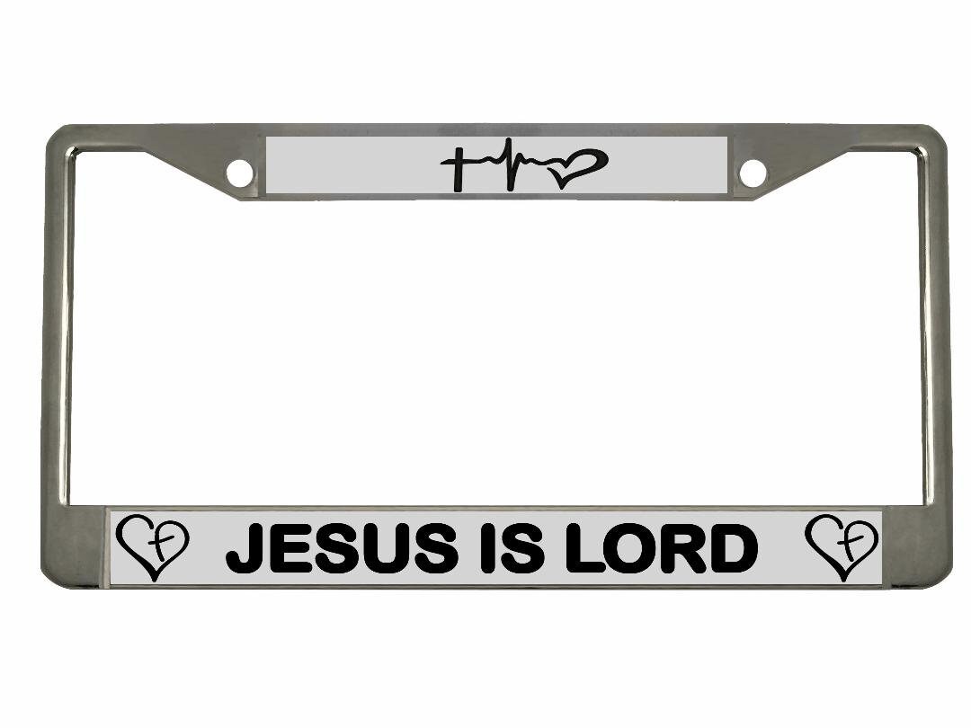 Jesus is Lord Christ Religious License Plate Frame Tag Holder - Etsy