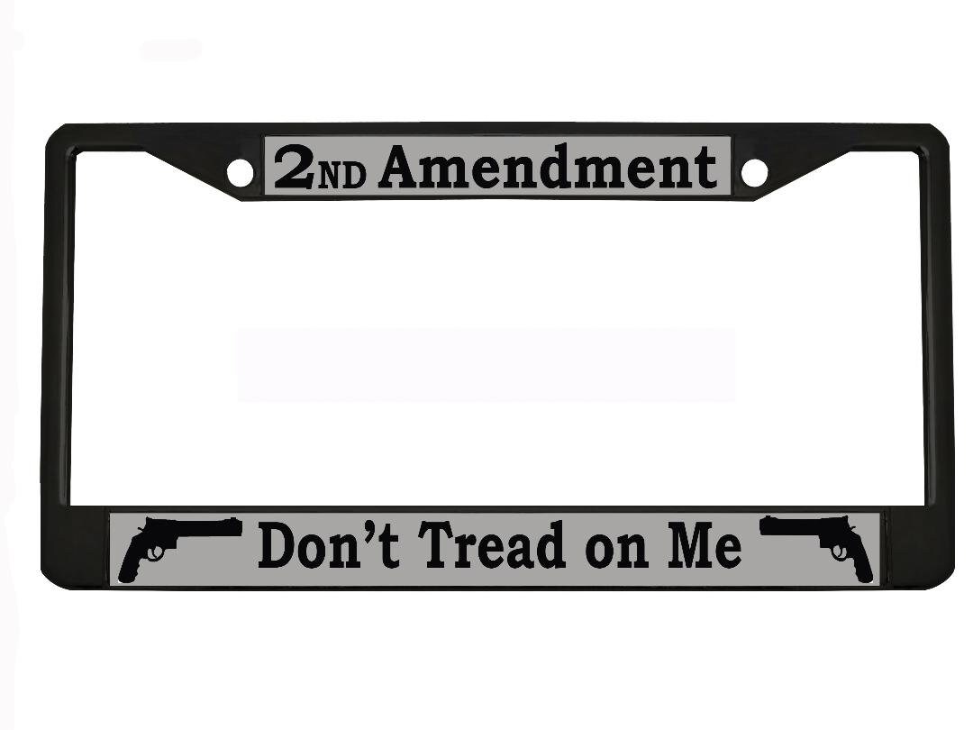 2nd Amendment Design Heavy Duty Metal Car License Plate Frame - Etsy