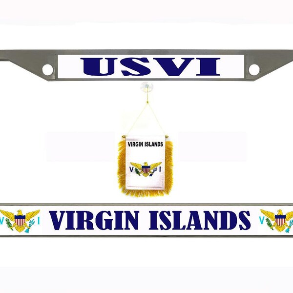 Virgin Islands License Plate Frame - Etsy