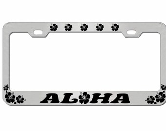 Aloha Car License Plate Frame - Etsy
