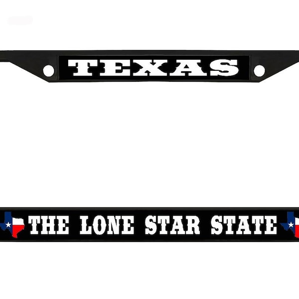 Texas License Plate Frame - Etsy