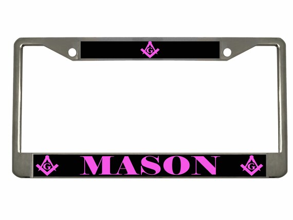 Masonic Mason Logo Design Heavy Duty Metal Car License Plate | Etsy