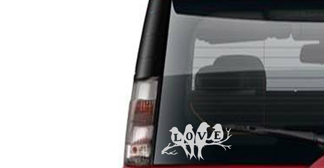 Birds Decal Vinyl Sticker/cars Trucks Vans Walls Laptop height 3inch ...