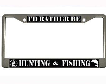 Fishing License Plate Frame - Etsy