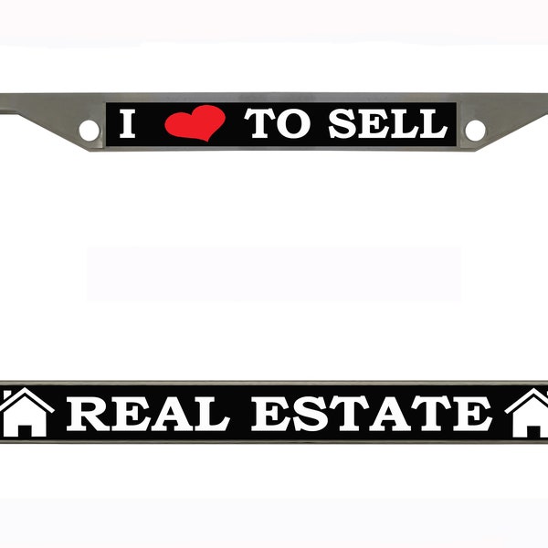 Real Estate License Plate Holder - Etsy