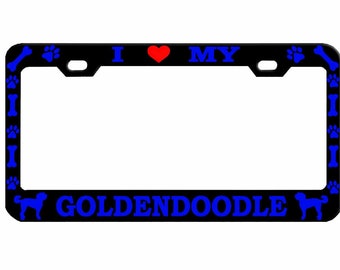 Goldendoodle License Plate - Etsy